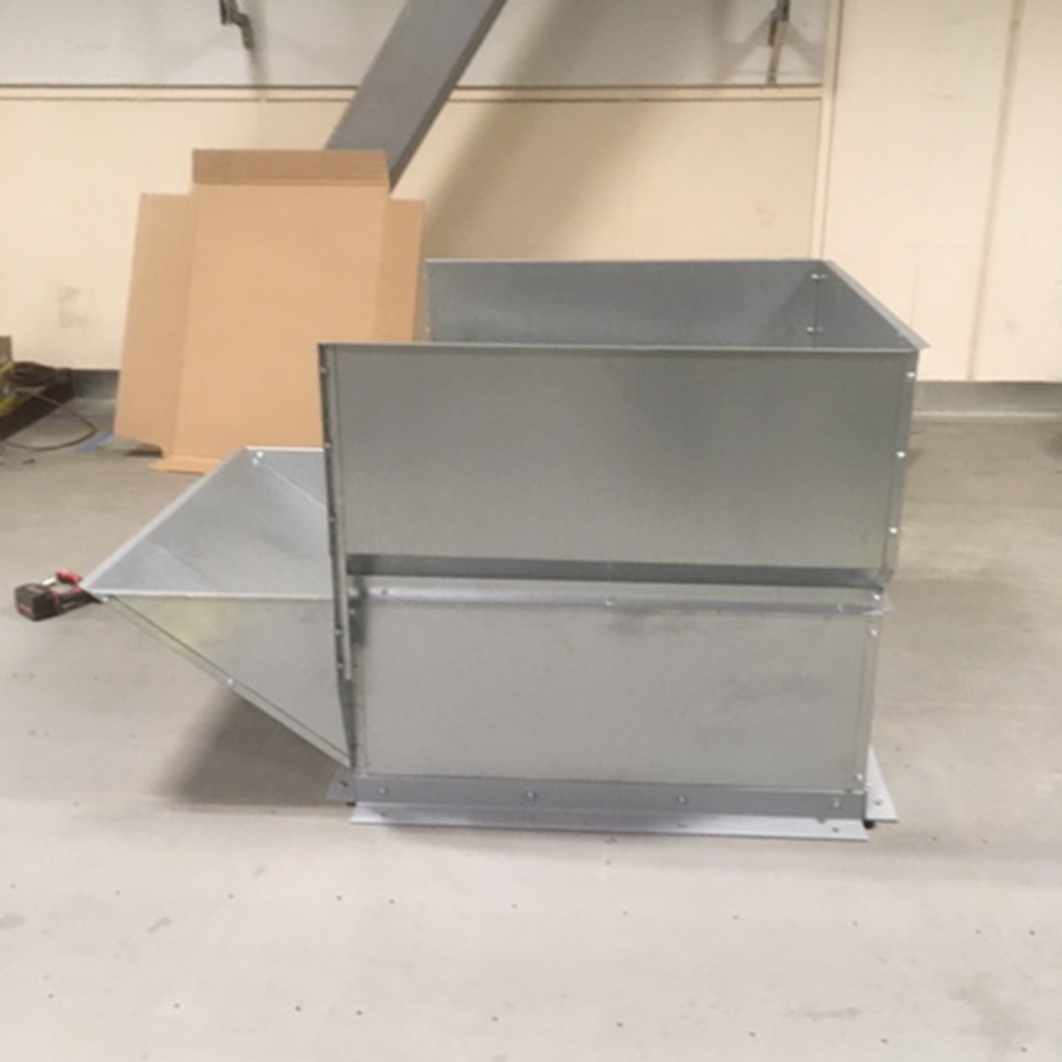 Pre-Galvanized Trash Chutes on a Platform – Submittal Services